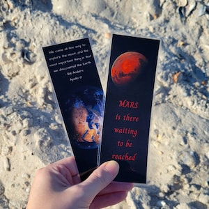 10 Space Bookmarks Laminated Summer Quotes Planet Solar System Earth ...