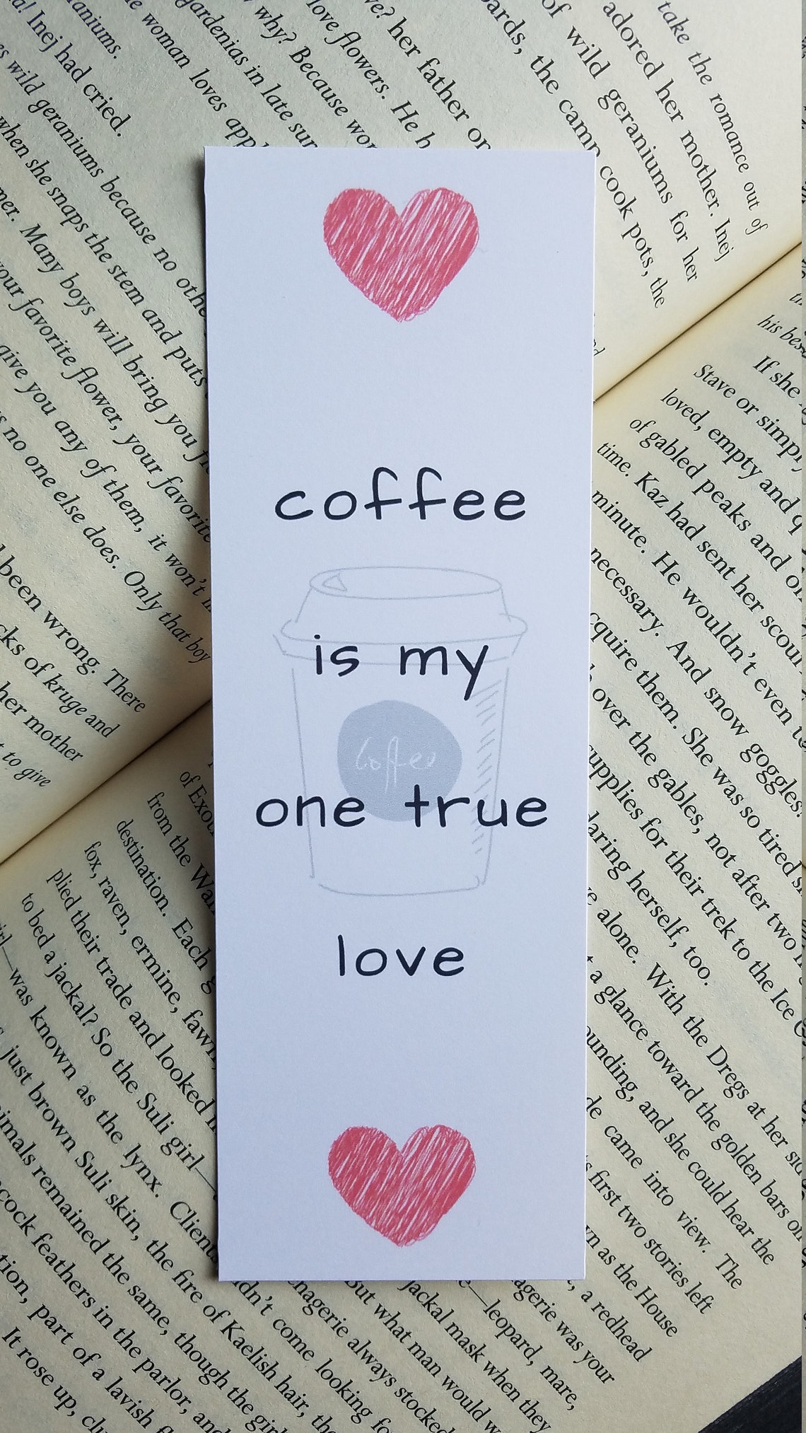 Coffee Bookmarks Printable Quotes Set of 4 - Etsy