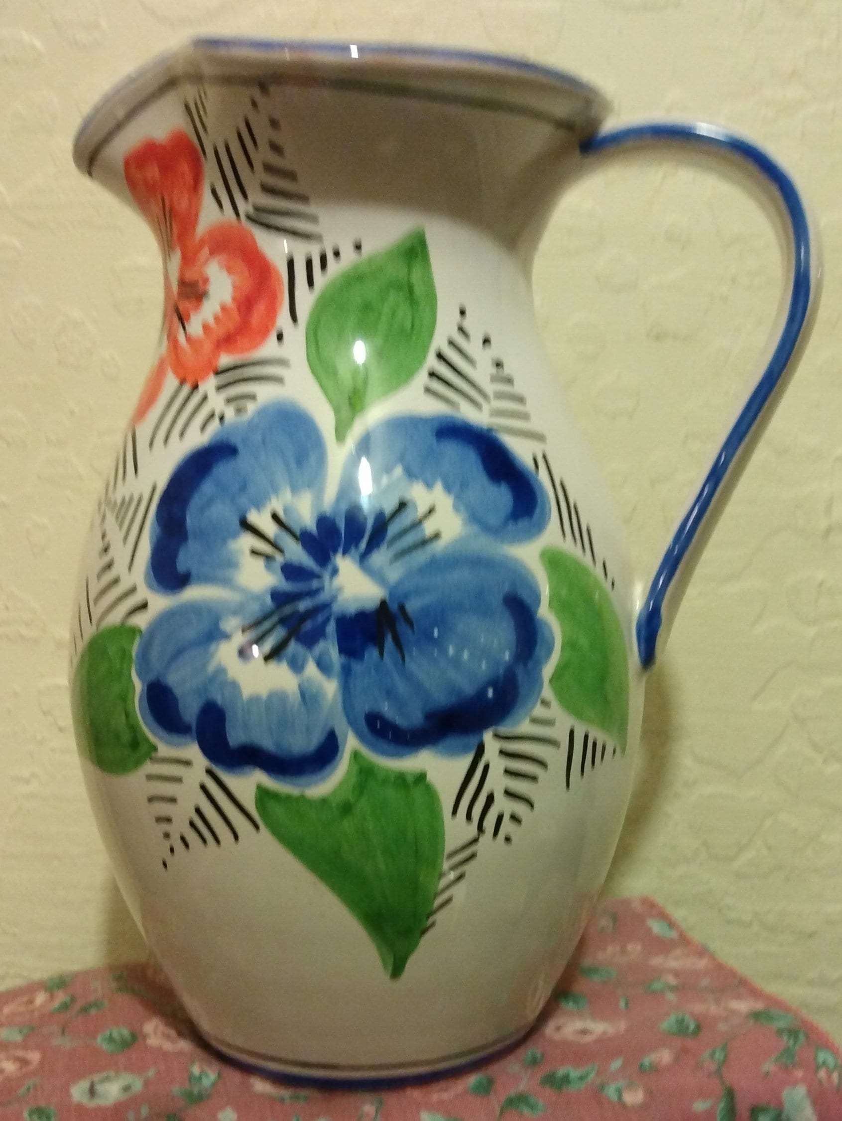 Ceramic Pitcher Hand Made in Italy - Etsy