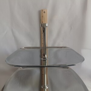 2 Tier Chrome Tidbit Tray by Milbern Creations - Etsy