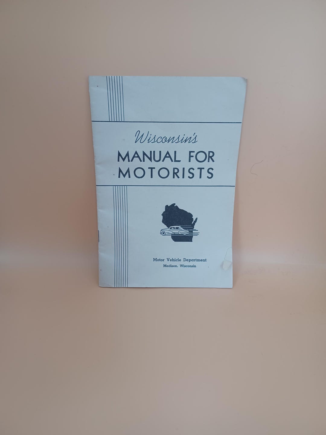 1950 Wisconsin Motorists Manual. - Etsy