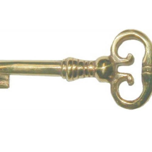 Key Polished Cast Brass Ornate Fancy KEY for Your Vintage - Etsy