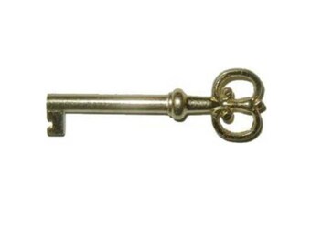 Antique Key Brass Finish Antique Style Vintage Key for | Etsy