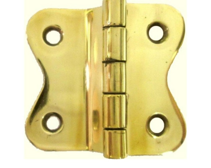 Gold Metal Hinges for Jewelry Box, Apothecary Cabinet, or Curio Cabinet ...