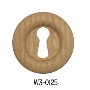 Wooden Key Hole Cover- Victorian Walnut and Oak Large Round KEYHOLE ...