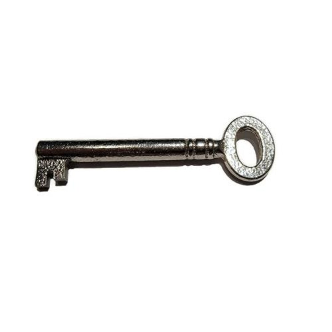 Key - Nickel Plated Cast Brass KEY for Antiques - Etsy
