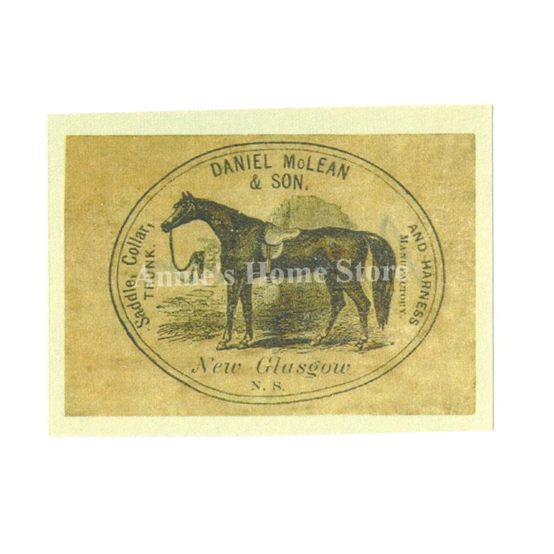 Reproduction Antique Trunk Makers Print - Victorian Reproduction Print ...