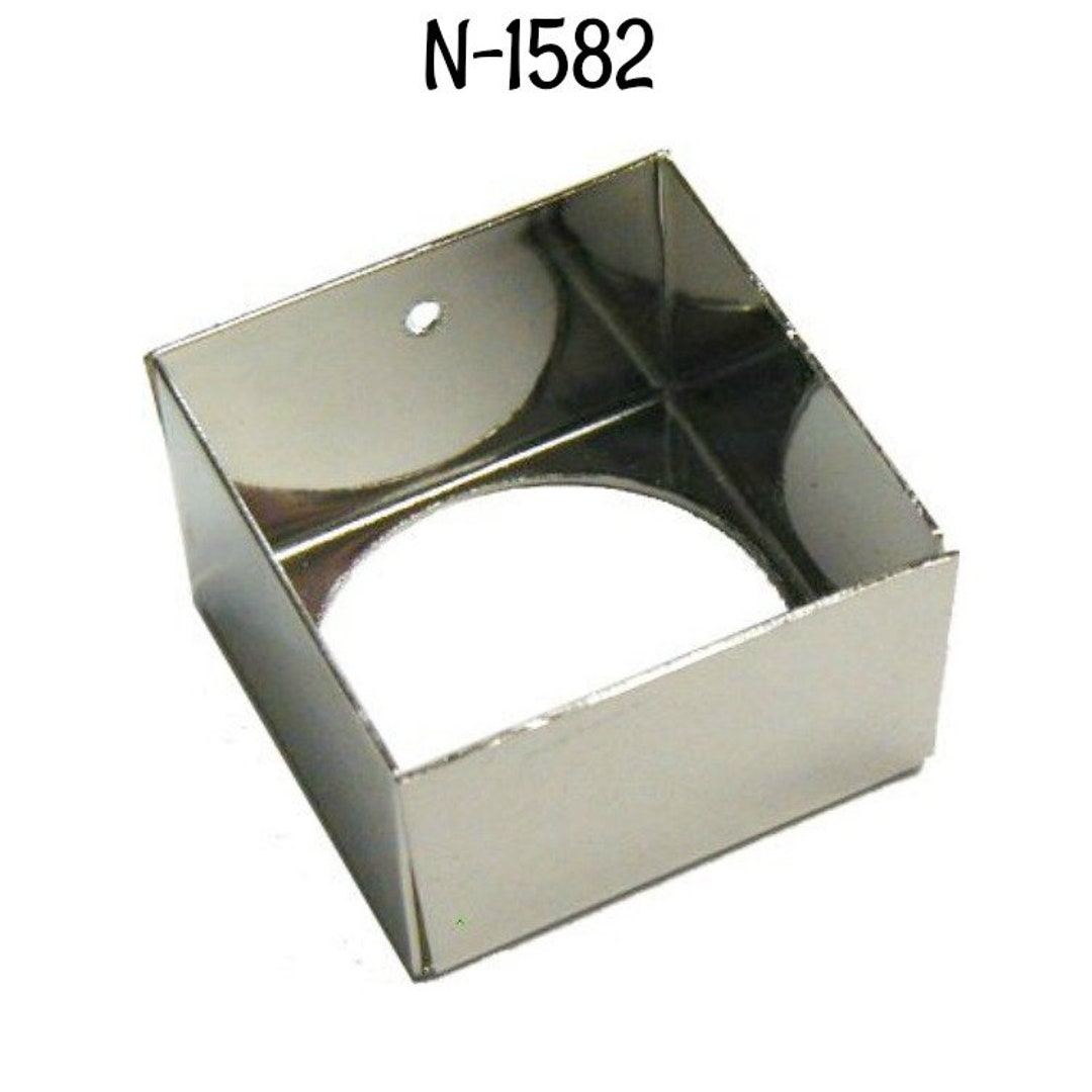 Leg Cap - Nickel Plated Stamped Brass Leg Cap for Hoosier Cabinets - Etsy