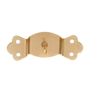 Trunk Handle Loop - Brass Plated Stamped Steel Open End Style TRUNK ...