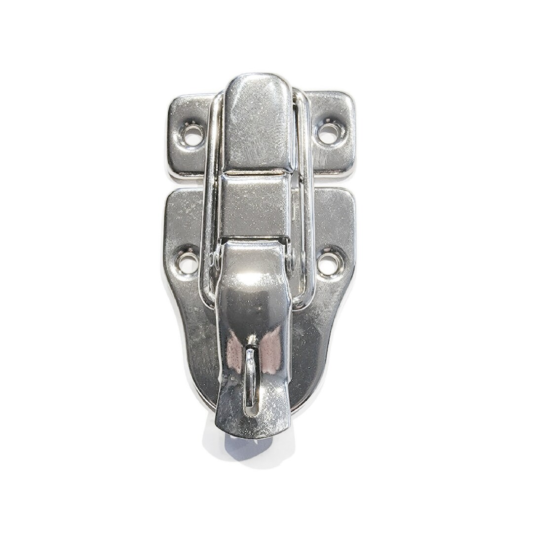 Trunk Latch - Small Flush Mount Trunk Drawbolt Latch - Nickel Plated ...