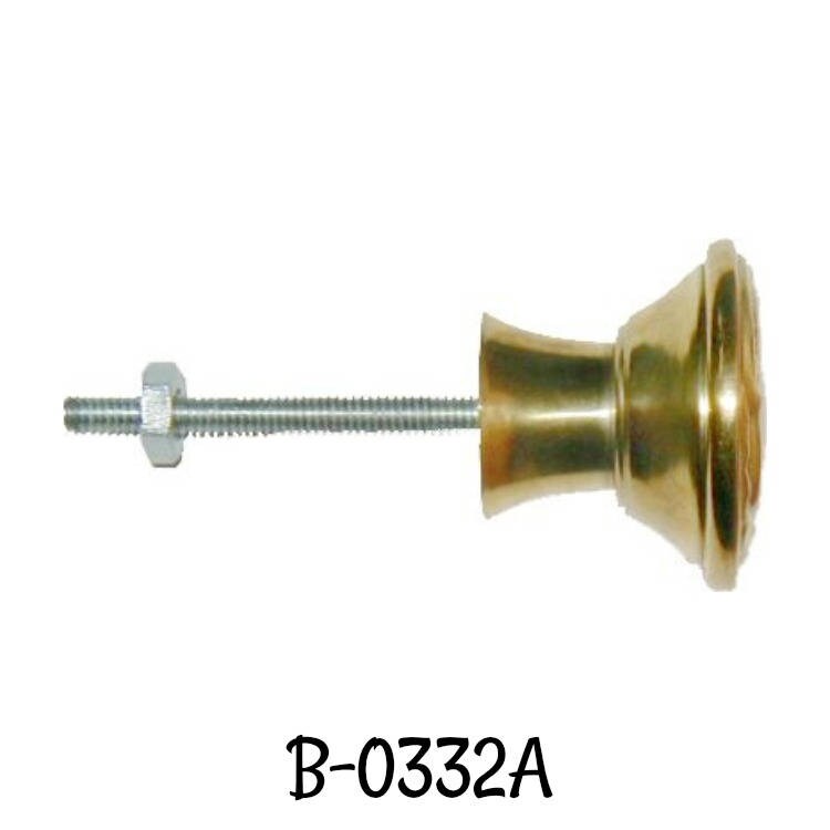 Brass Furniture Knob Victorian Style Hollow Stamped Brass - Etsy