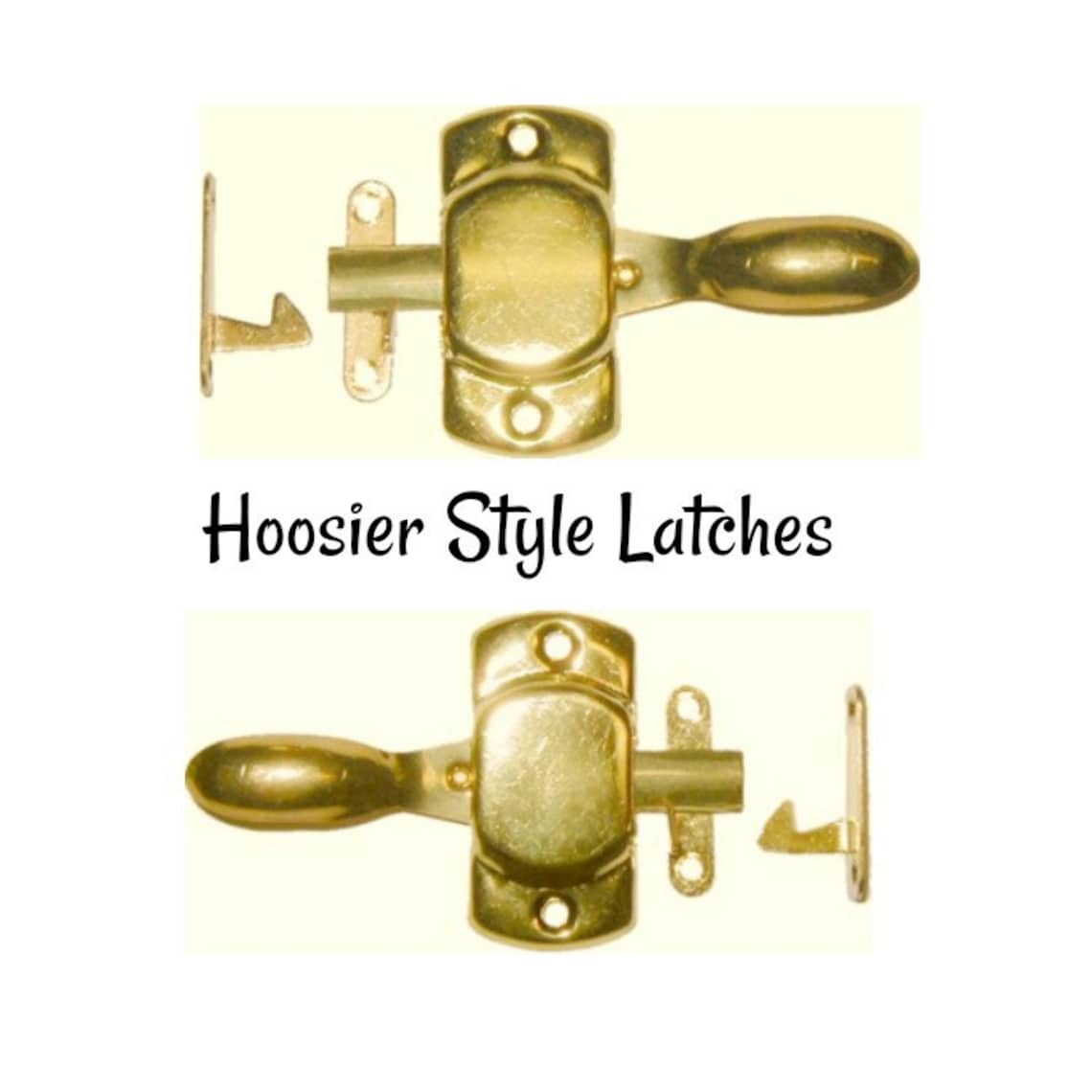 Brass Latch Brass Hoosier Style Cabinet Latch Hoosier | Etsy