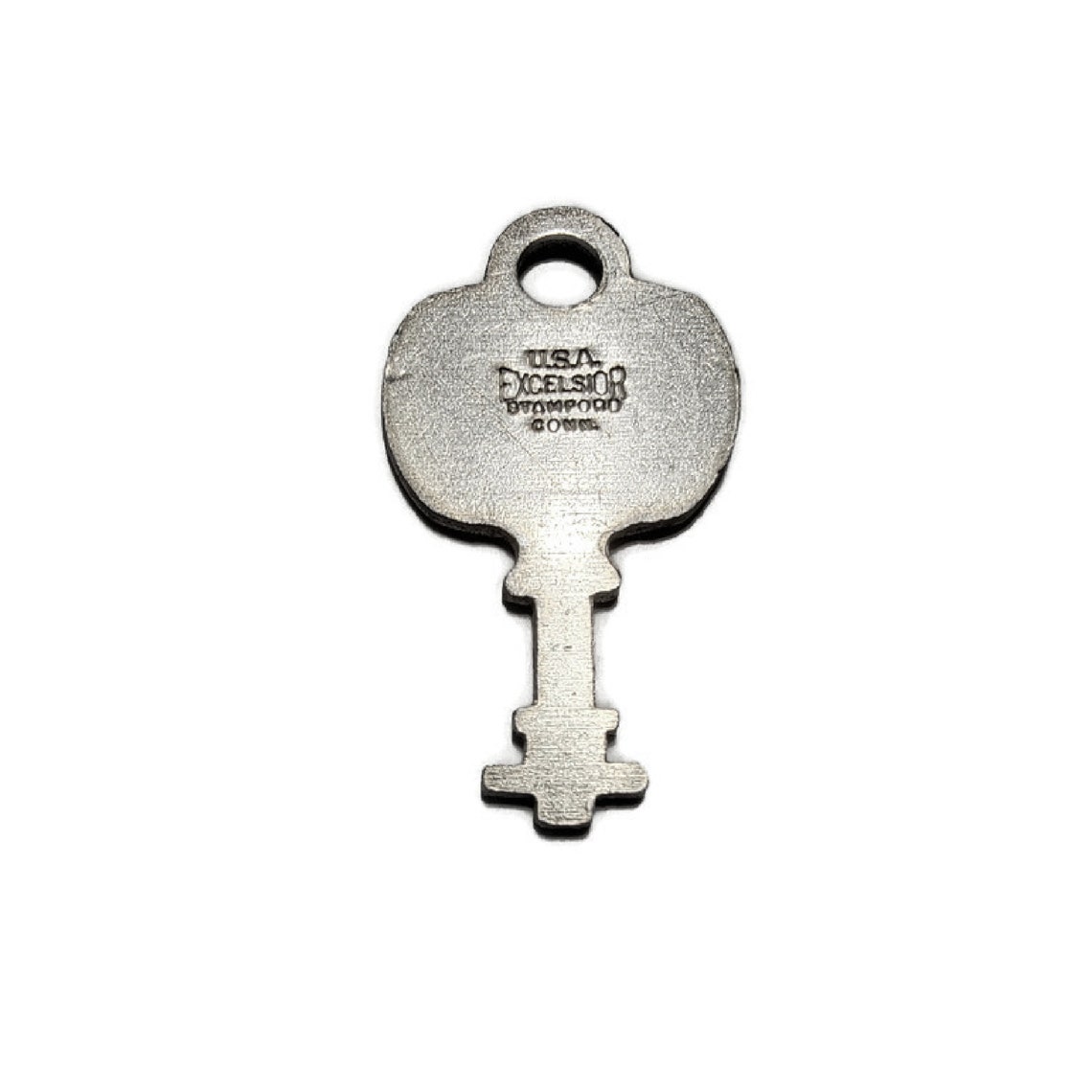 Excelsior 60 Trunk Key - Nickel Plated Steel Replacement Key - Antique ...