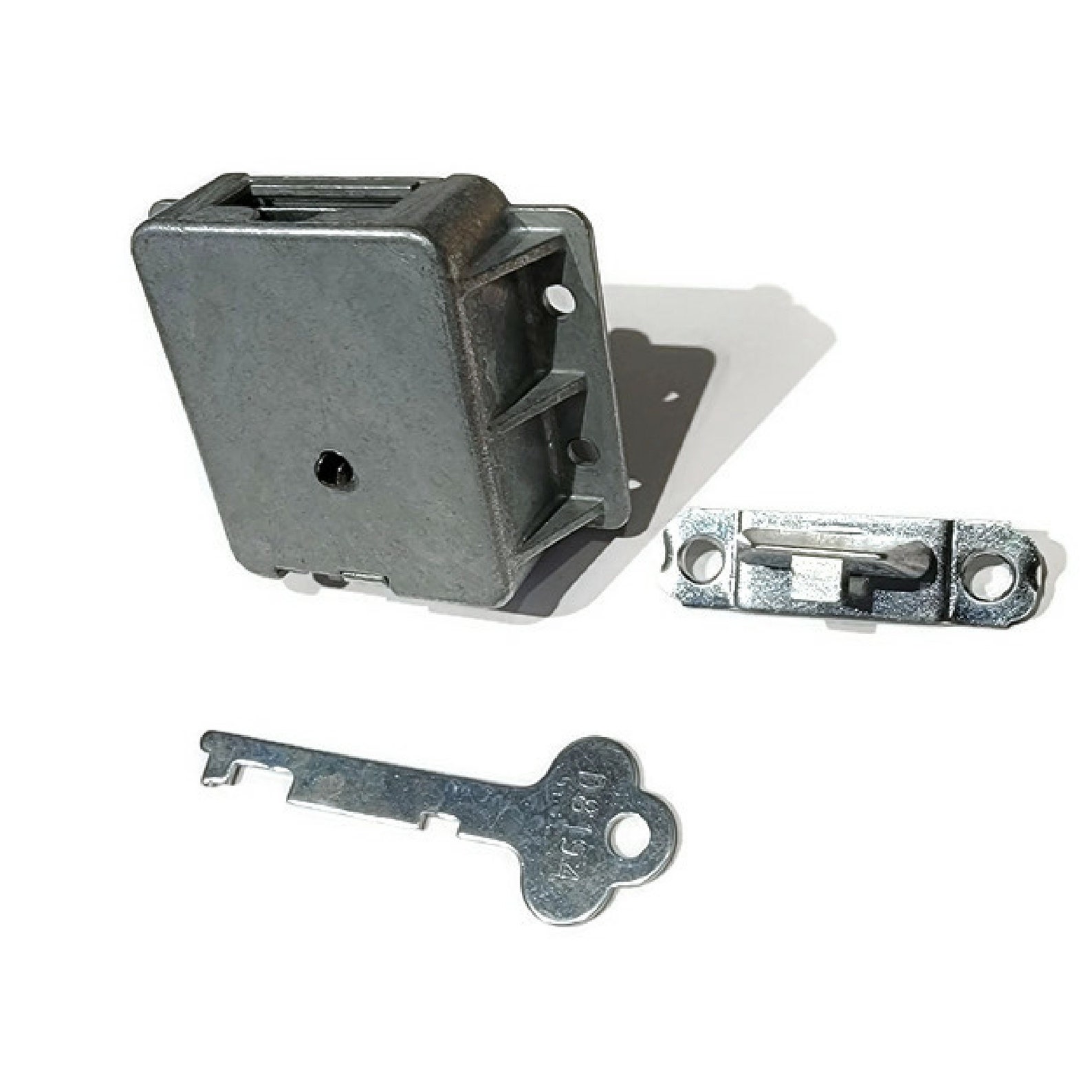 Lock - Steel Cedar Chest Flush Mount Lid Lock With Push Button Barrel ...
