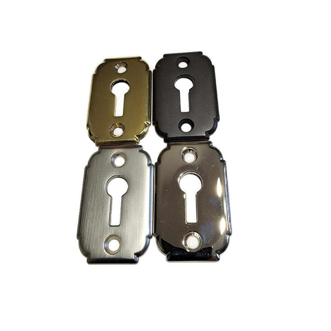 Classic Style Keyhole Plate for House Doors Available in Four Finishes ...