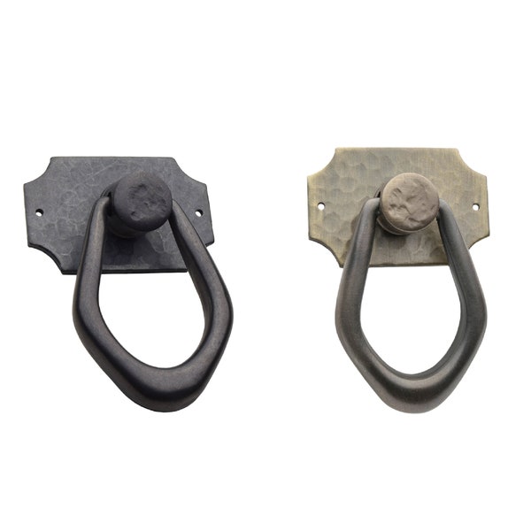 Craftsman Drawer Pulls Hammered - Etsy