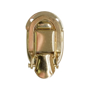 Trunk Latch - Small Flush Mount Trunk Drawbolt Latch - Bright Brass ...