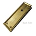 8" Rectangular Door Trim (escutcheon) Plate With Hub for Antique Door ...