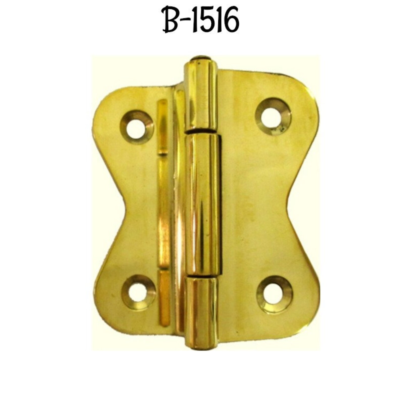 Brass Hinge - Stamped Brass Hoosier Style CABINET HINGE With 3/8 ...