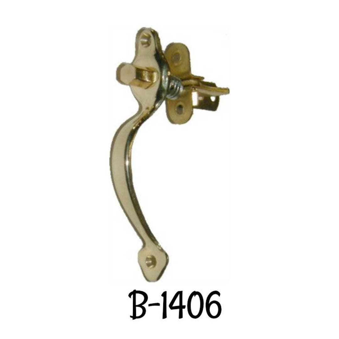 Music Cabinet Cast Brass PUSH BUTTON LATCH With Pull - Etsy