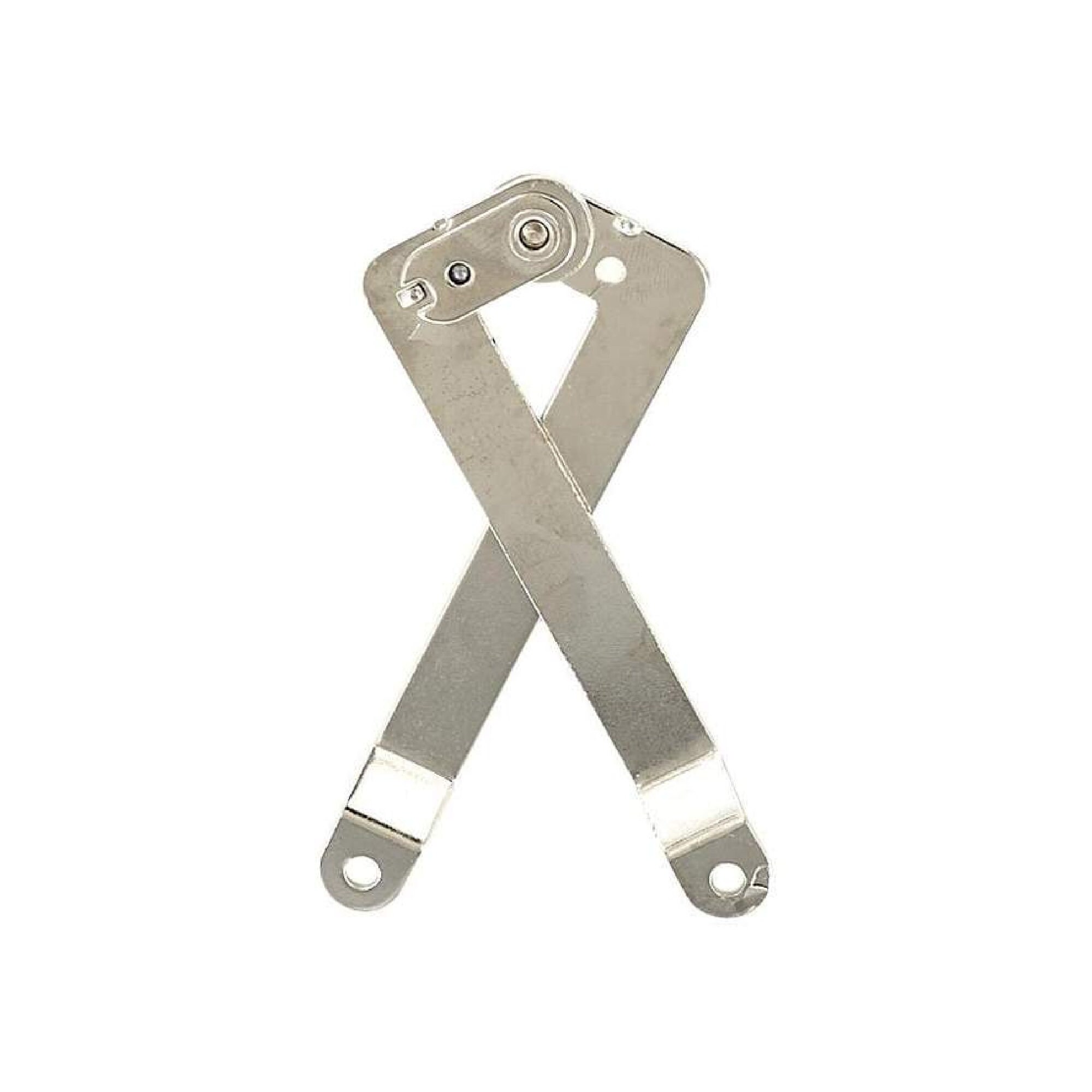 Trunk Lid/ Briefcase Support Stay - 6-7/8" Nickel and Brass Plated Stay ...