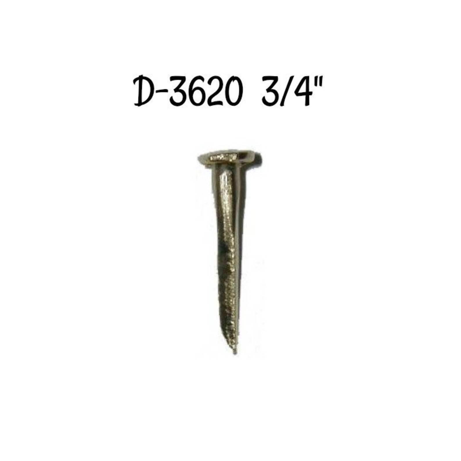 Brass 3/4" Trunk Tacks - Steel Brass Plated - Decorative Nails, Tacks ...