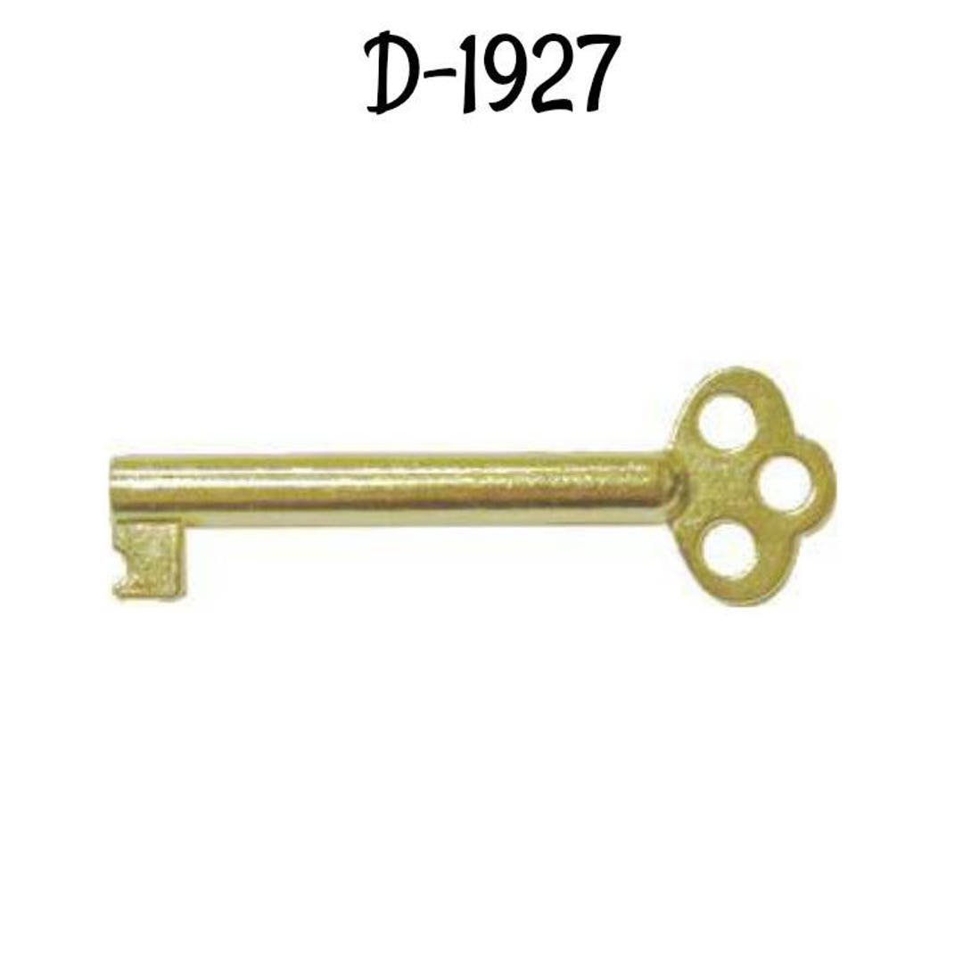 Key - Brass Plated Stamped Steel KEY for Your Vintage Pieces, Crafts or ...