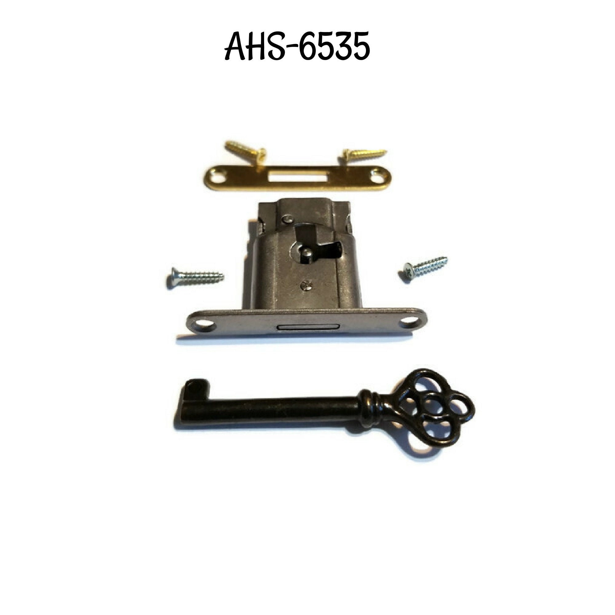 Full Mortise Drawer Lock With Strike Plate and Key for Furniture Drawer ...