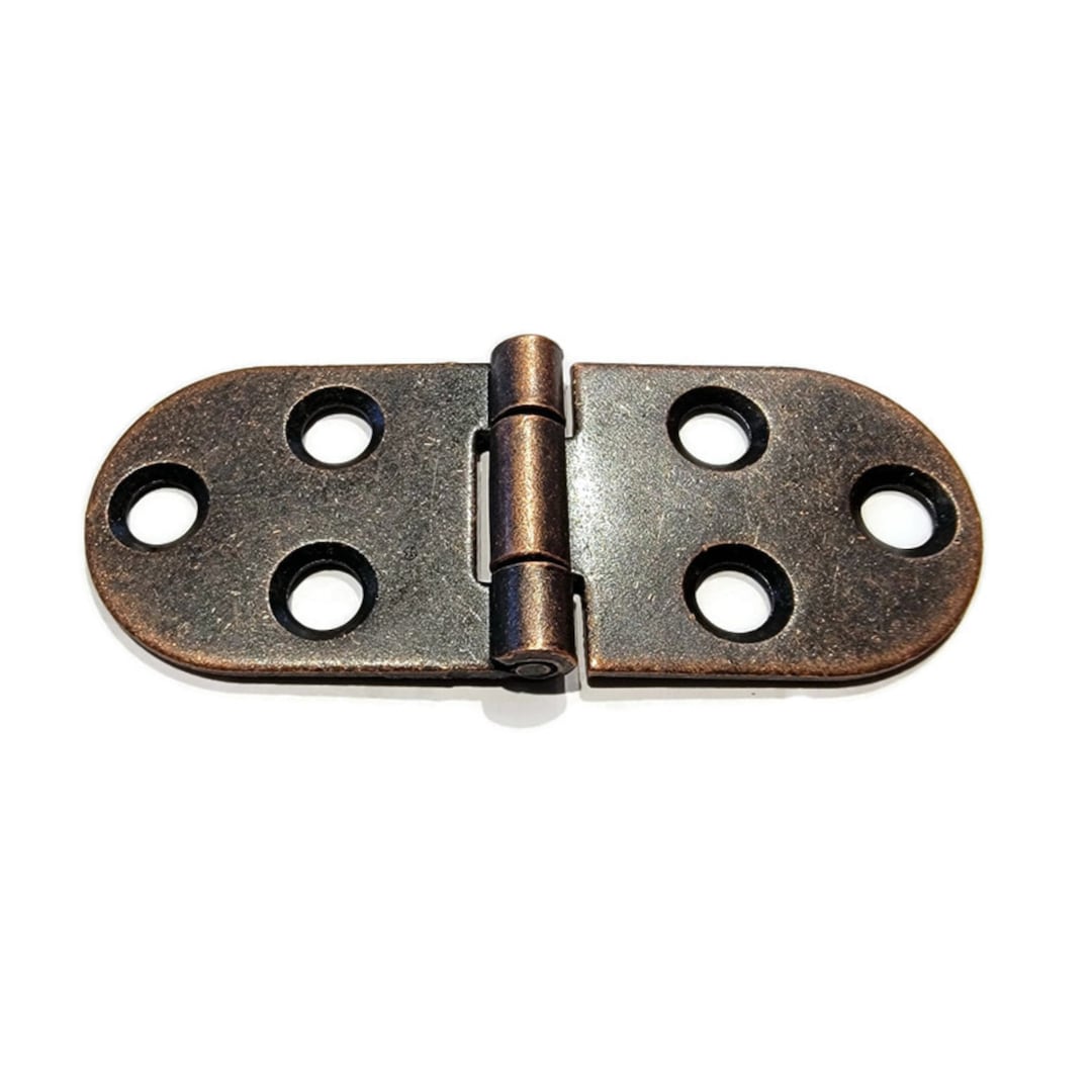 Small Oval Sewing Machine Hinge 3-1/8" X 1-3/16" - Antique Copper ...