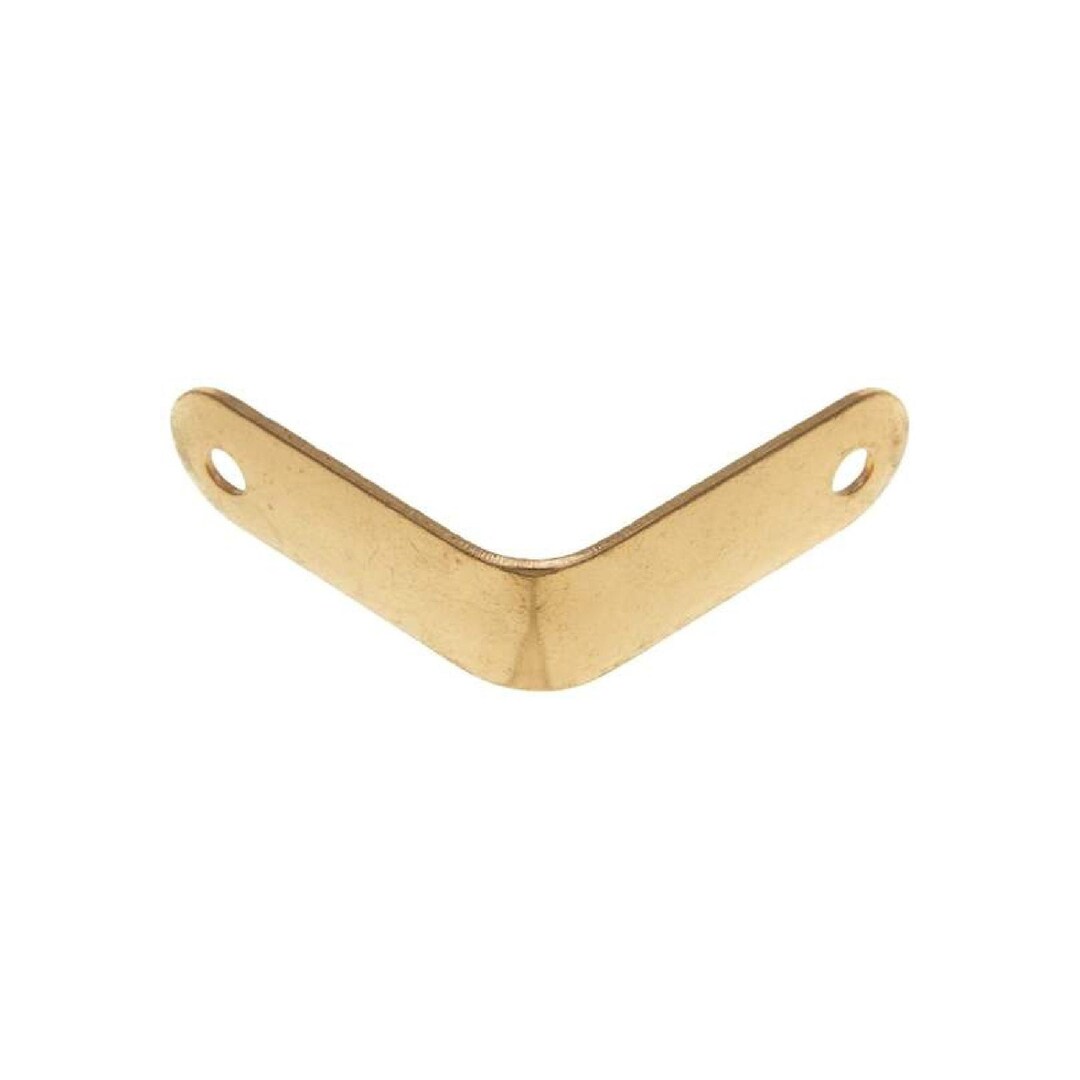 Trunk Edge Clamp - Bright Brass Plated Stamped Steel TRUNK KNEE CLAMP ...