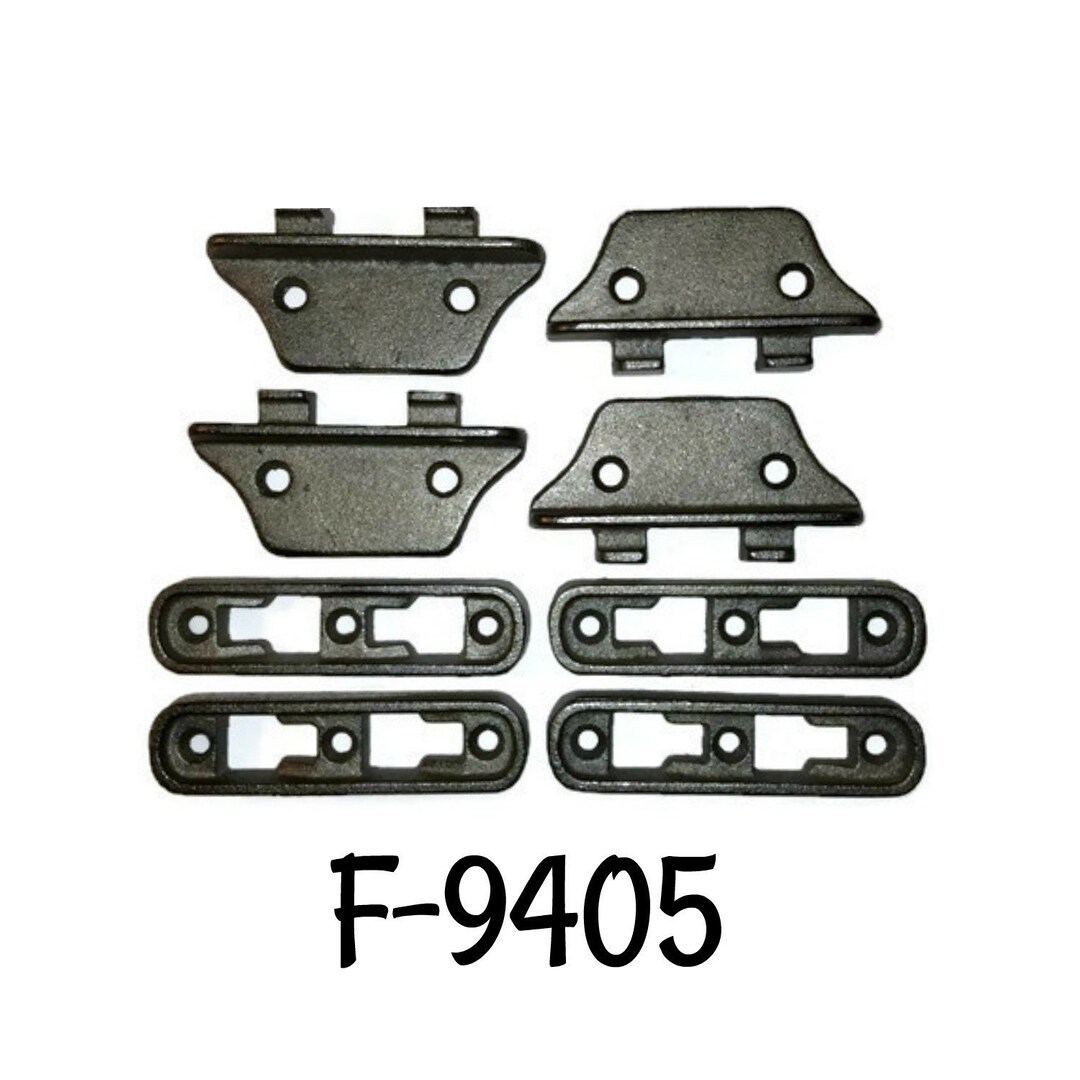 Set of Four 4" Cast Iron Antique Style Bed Rail Hooks - Bed Rail ...