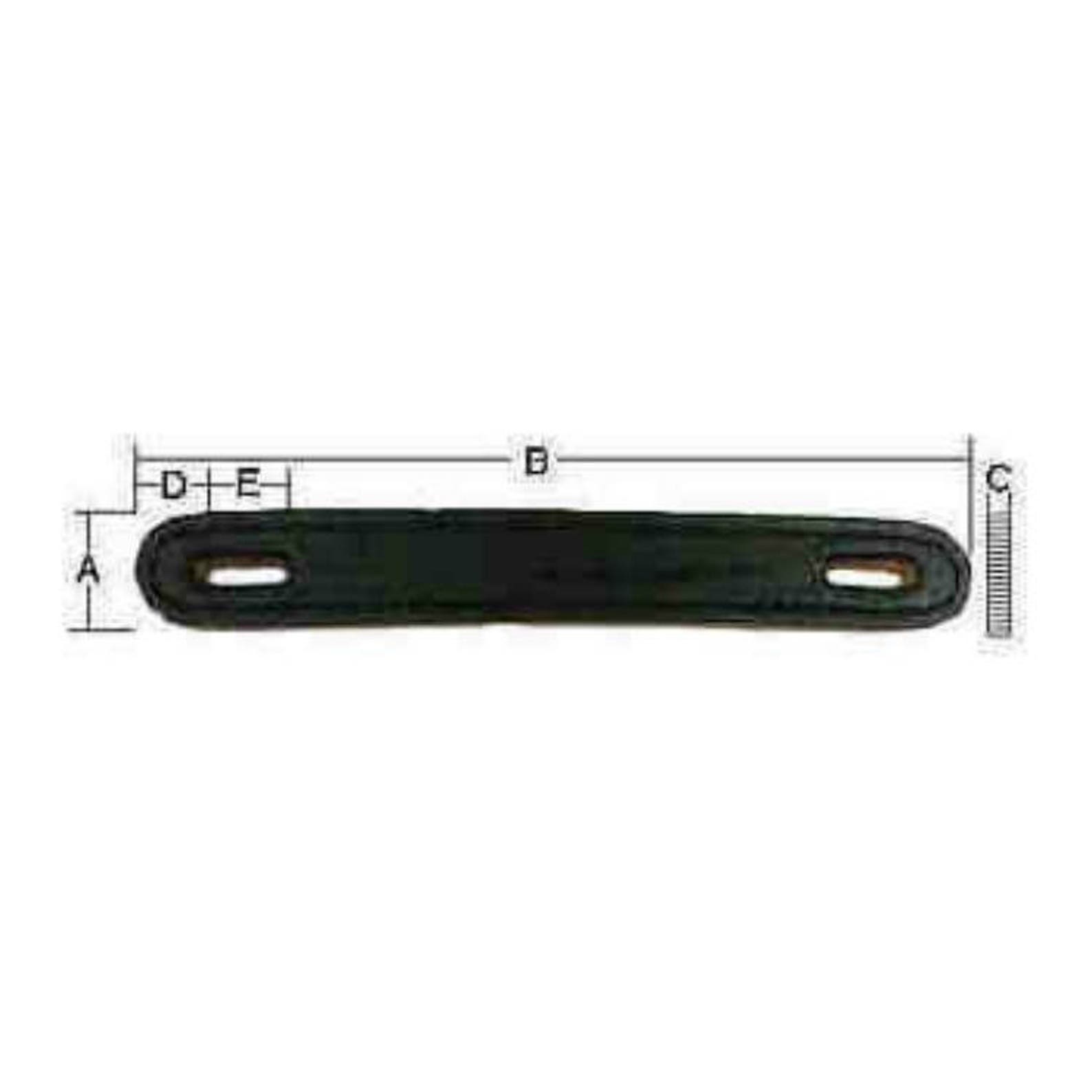 Trunk Handle Premium Grade Black Leather TRUNK SLOTTED HANDLE | Etsy