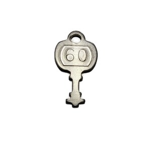 Excelsior 60 Trunk Key - Nickel Plated Steel Replacement Key - Antique ...