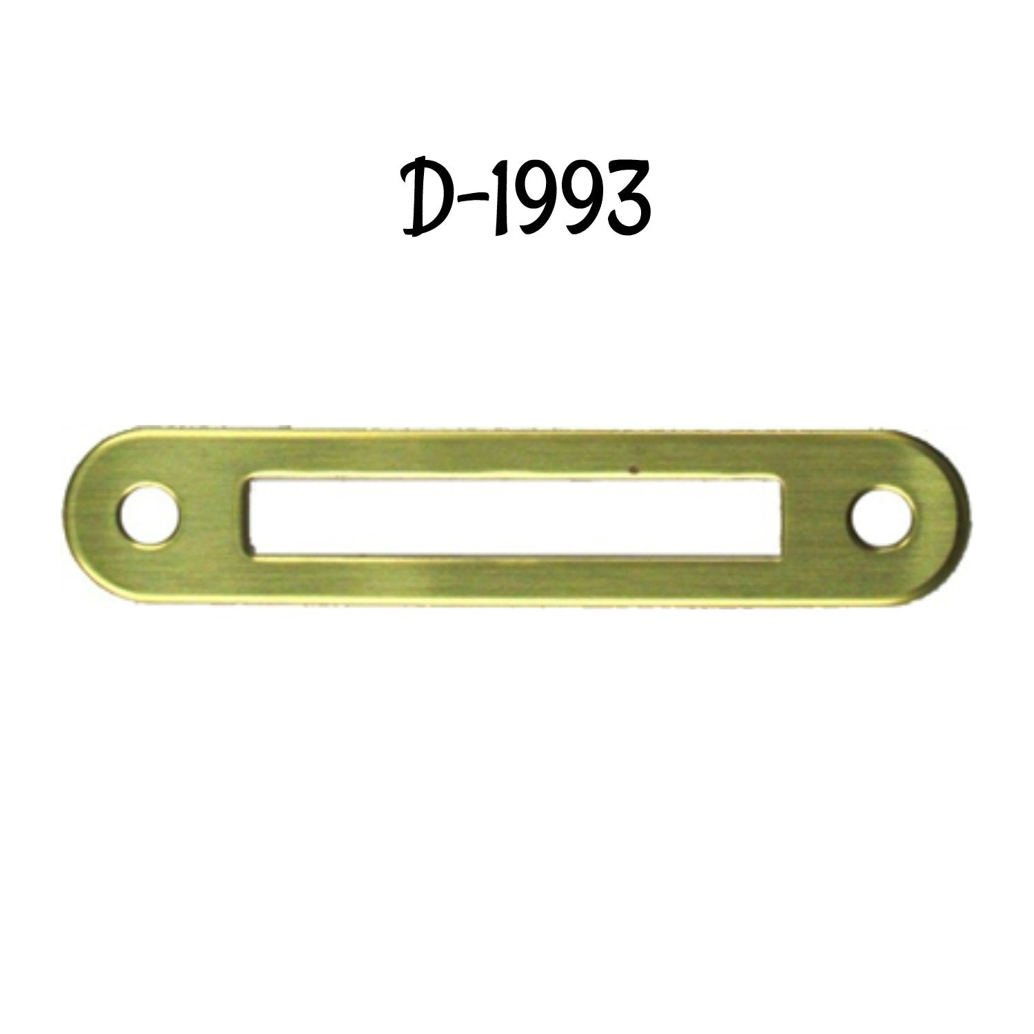 STRIKE PLATE Stamped Brass Furniture Lock Strike Plate - Etsy