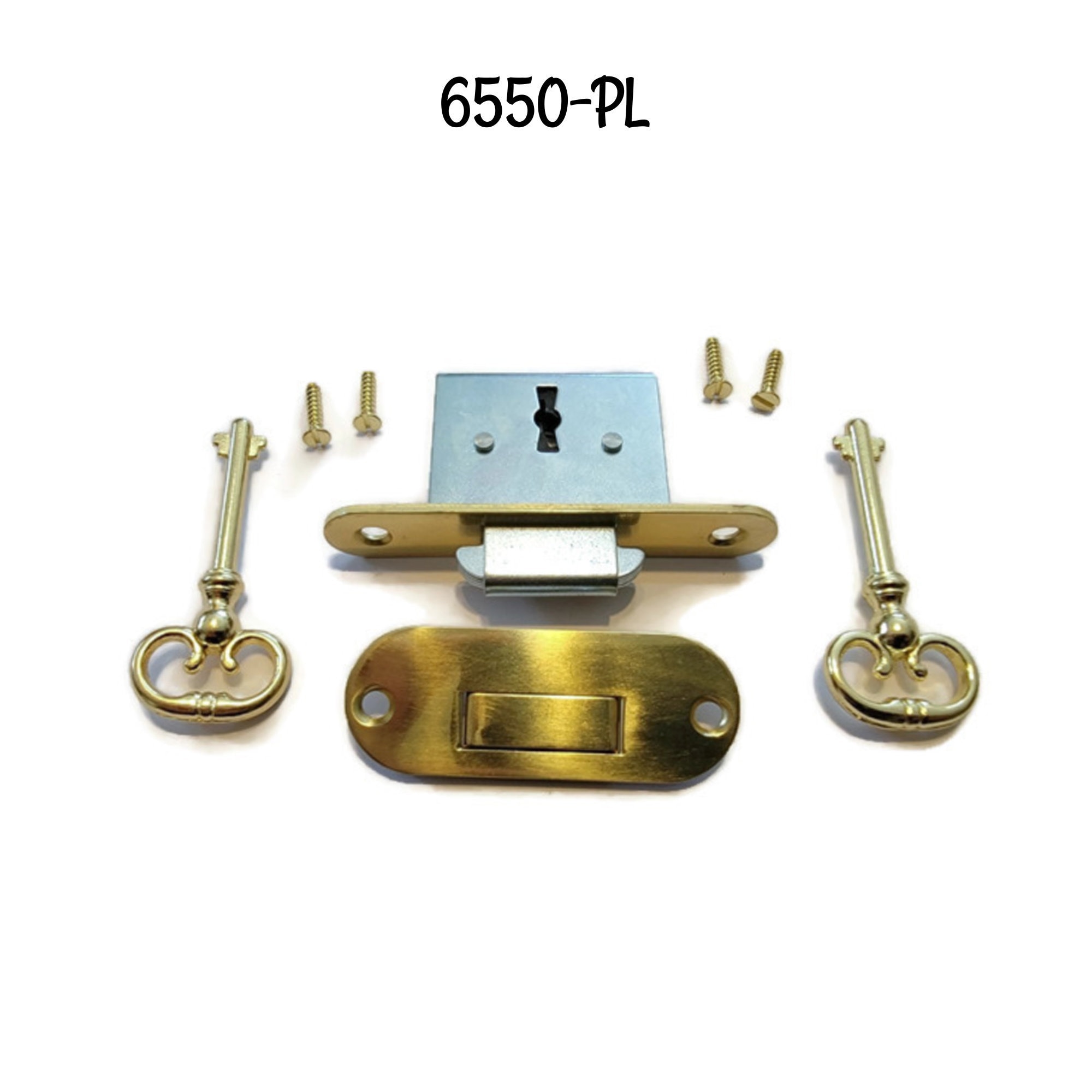 Lock Full Mortise ROLL TOP DESK Lock Set With Rounded Plates - Etsy