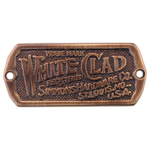 Ice Box Nameplate White Clad Ice Box Name Plate Cast - Etsy Canada