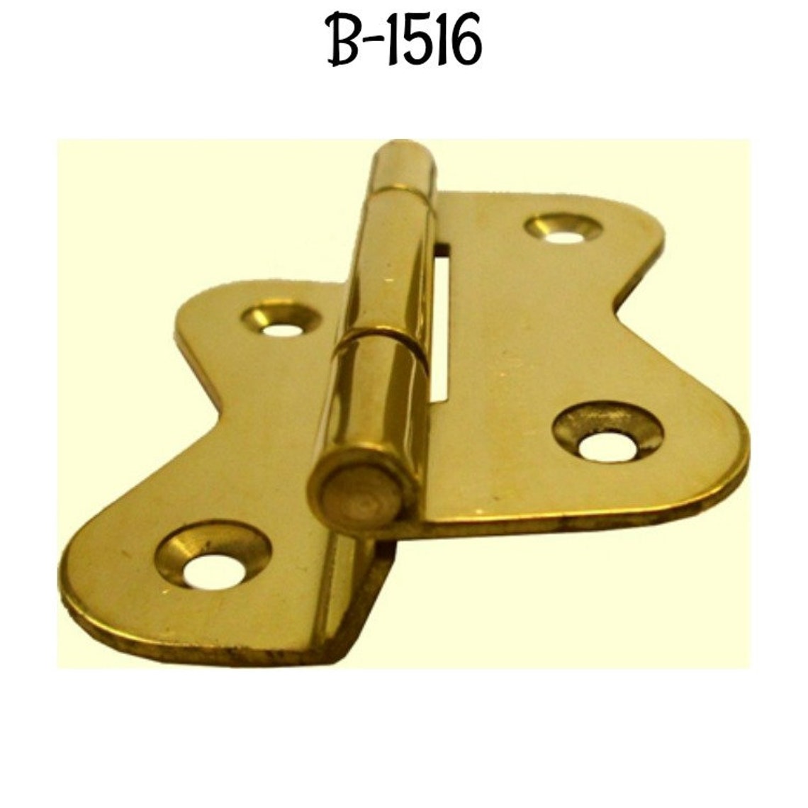 Brass Hinge - Stamped Brass Hoosier Style CABINET HINGE With 3/8 ...