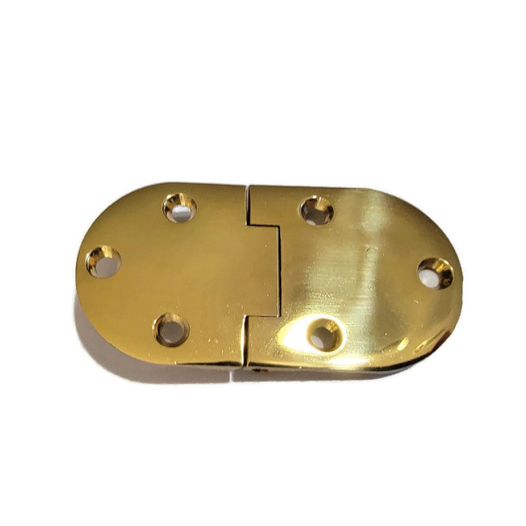 Hinges- Polished Lacquered Brass English Butler Tray Table Hinges With ...
