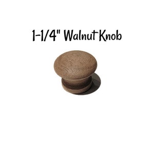 Walnut Knobs - Walnut Furniture Knobs Pulls - Furniture Knob Walnut Drawer Knob - Unfinished - Etsy