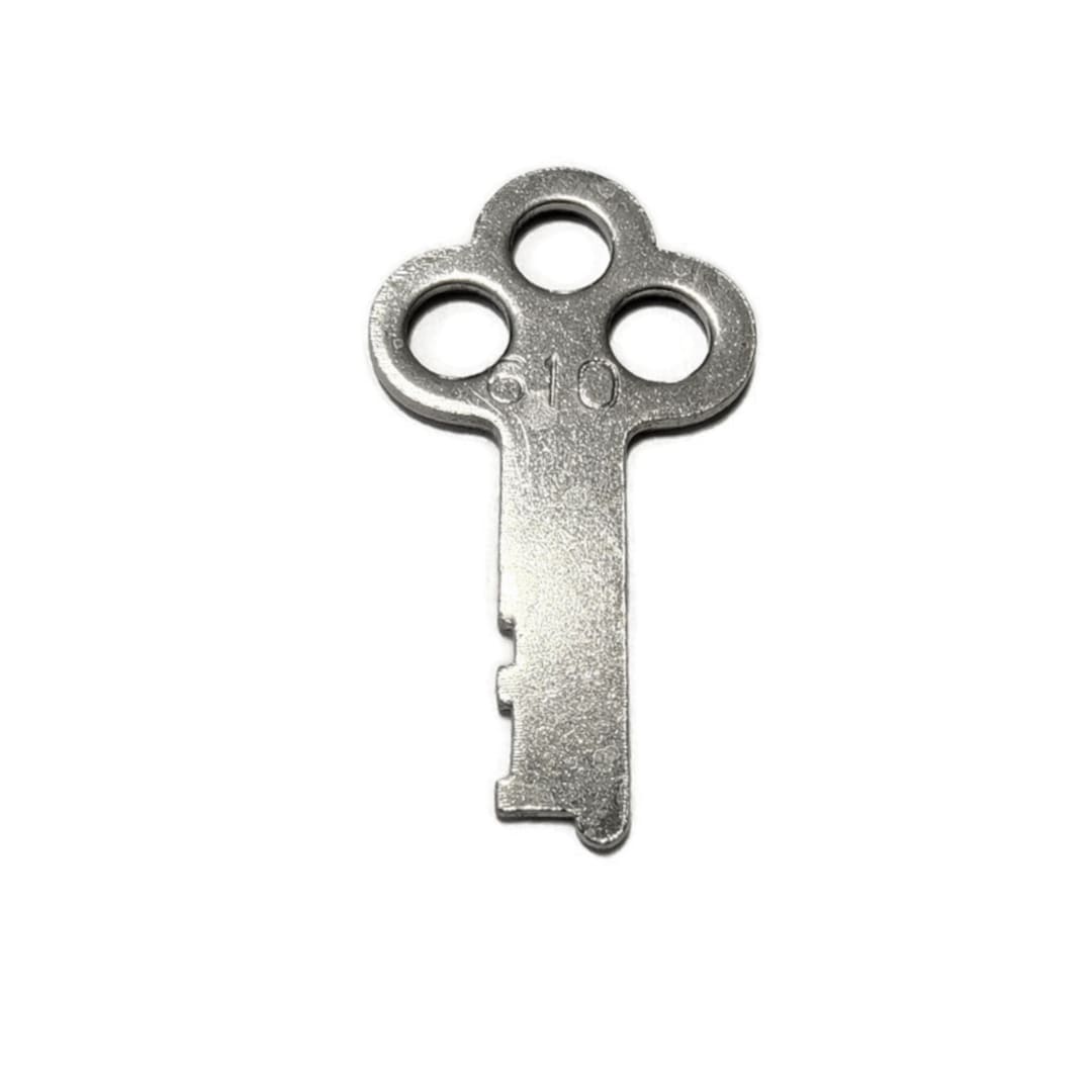 Excelsior 610 Trunk Key - Nickel Plated Steel Replacement Key - Antique ...