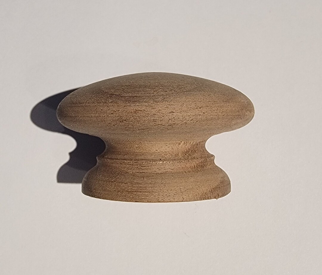 2" Walnut Knobs - Walnut Furniture Knobs Pulls - Furniture Knob ...