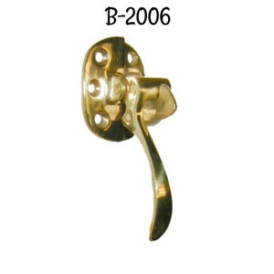 Ice Box Latch - Left Hand Cast Brass Icebox Latch - Solid Polished ...