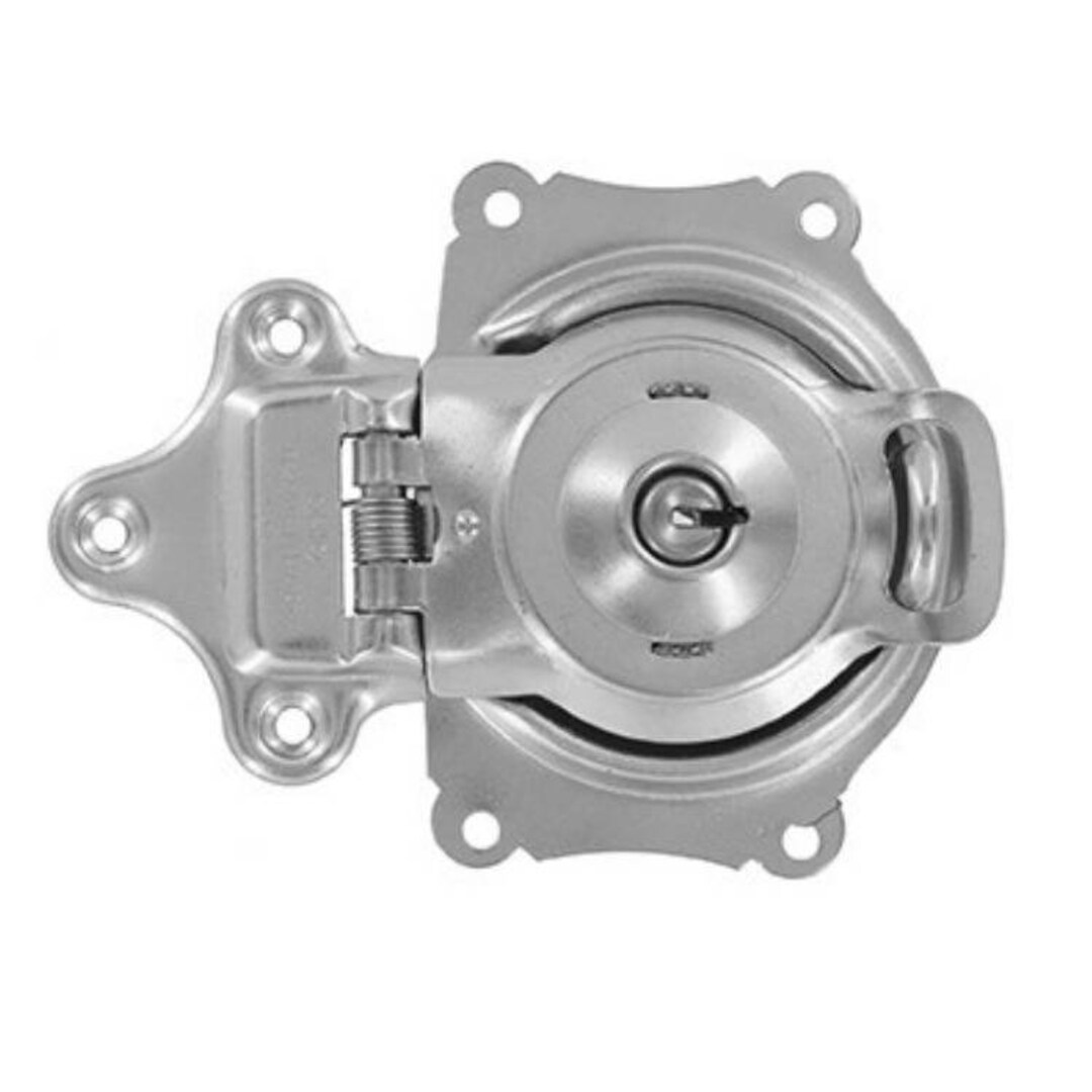 Trunk Lock - Nickel Plated Flush Mount Trunk Lock With Keys - Etsy