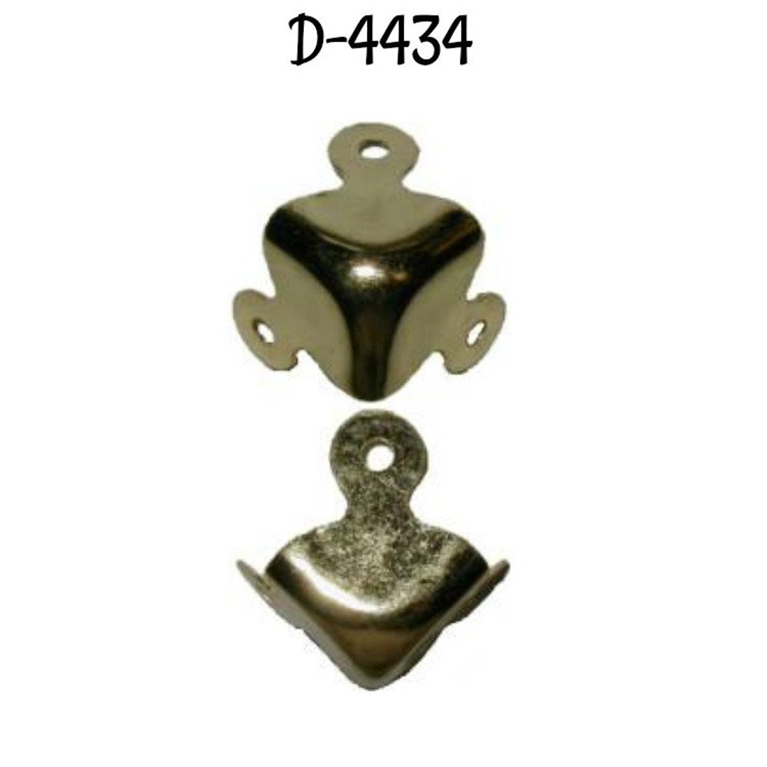 Trunk Corner Brass Plated Stamped Steel - Crate Corner- Box Corner ...