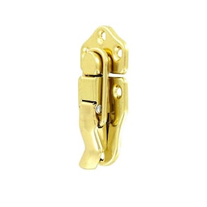 Trunk Latch - Small Flush Mount Trunk Drawbolt Latch - Bright Brass ...