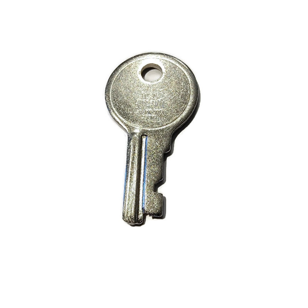 Excelsior 21 Trunk Key - Nickel Plated Steel Replacement Key - Antique ...