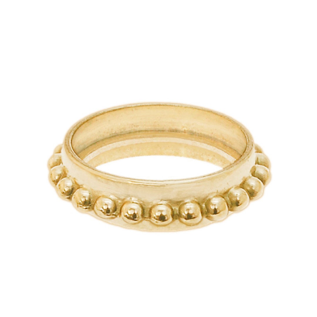 Large Caster Socket Ring - Shallow Socket Polished Brass (ring Only) - Etsy