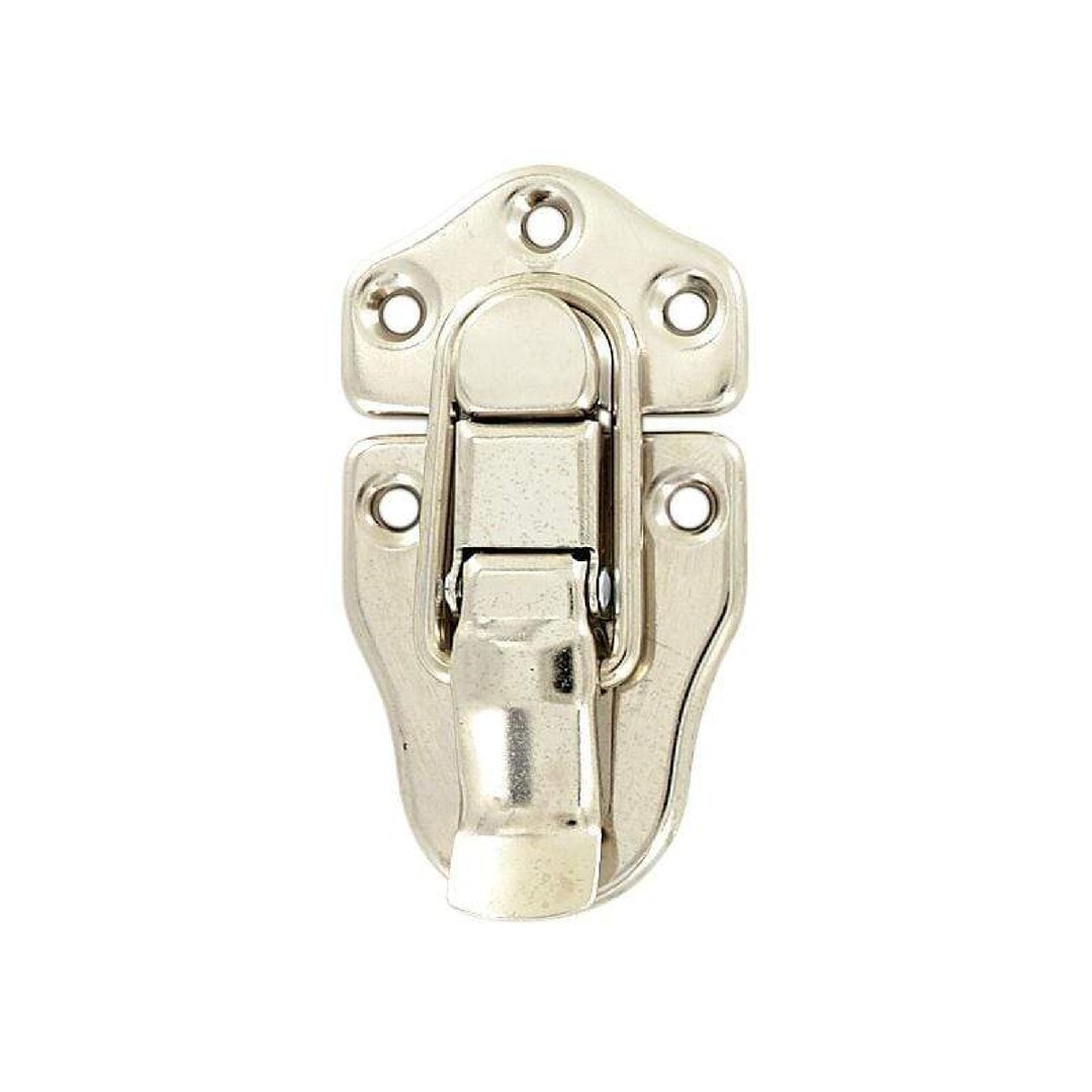 Trunk Latch - Small Flush Mount Trunk Drawbolt Latch - Nickel Plated ...