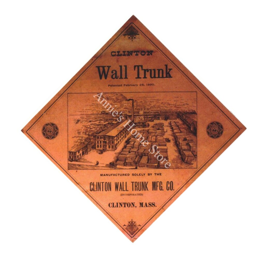 Reproduction Antique Trunk Makers Print Victorian Reproduction Print - Etsy