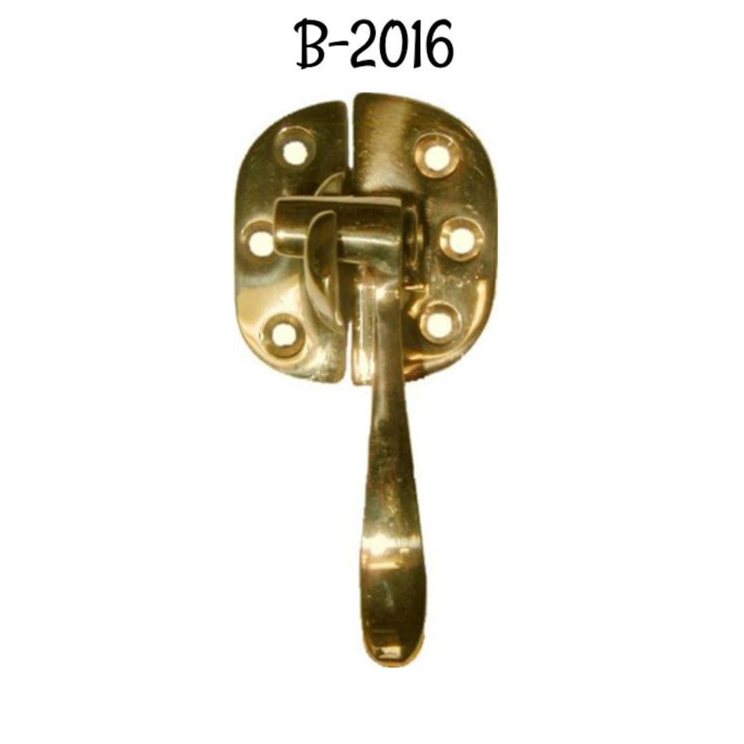 Ice Box Latch -right Hand Cast Brass Icebox Latch - Solid Polished ...